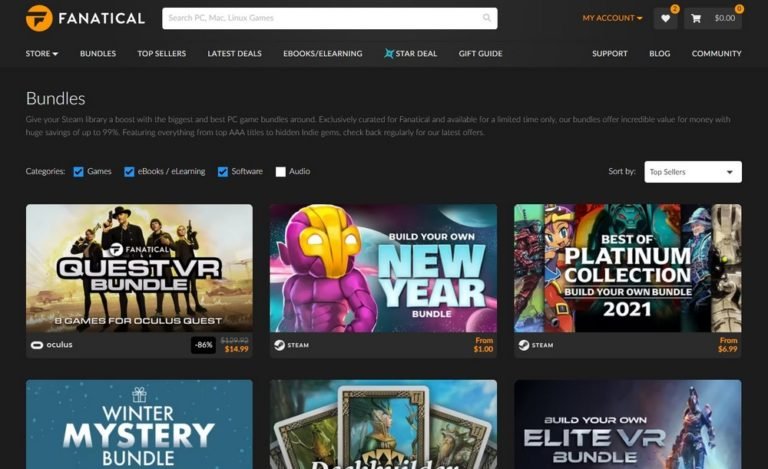 10+ Best Websites For Buying Cheap PC Games Keys
