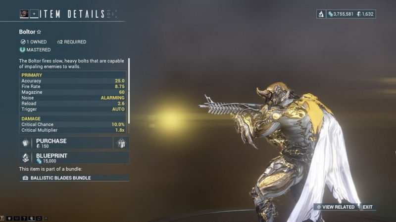 WARFRAME: Best Weapons To Build First In 2025