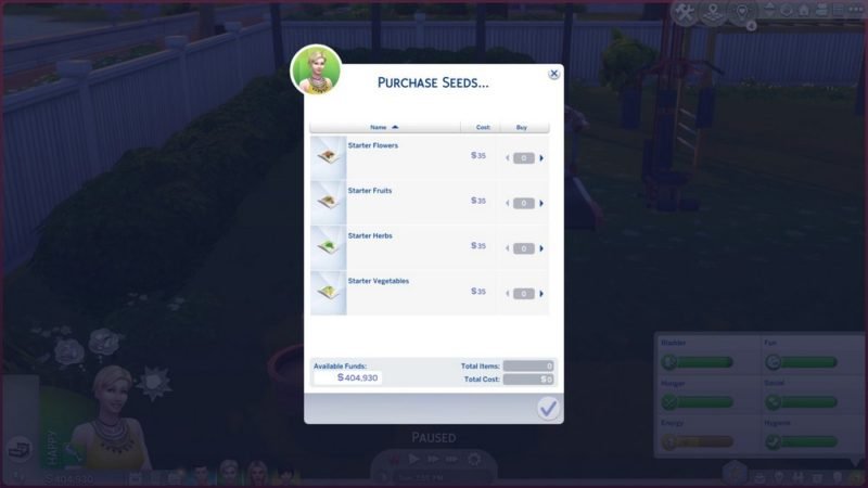SIMS 4: How To Plant Seeds (Step By Step Guide)