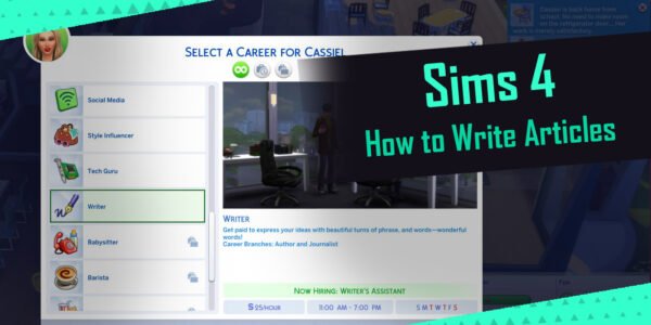 Sims 4: How To Write Articles (Step by Step Guide)