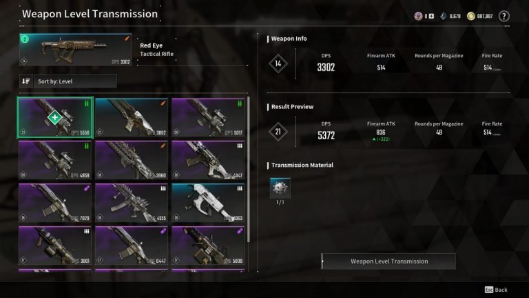 The FIRST DESCENDANT: How To Upgrade & Level Up Weapons